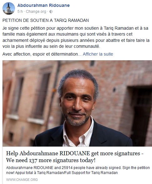 Le président du Rassemblement des Musulmans de Pessac soutient Tariq ...